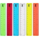 Mr. Pen, 6 Inch Plastic Rulers, Assorted Colors, 6 Pack, Metric and ...