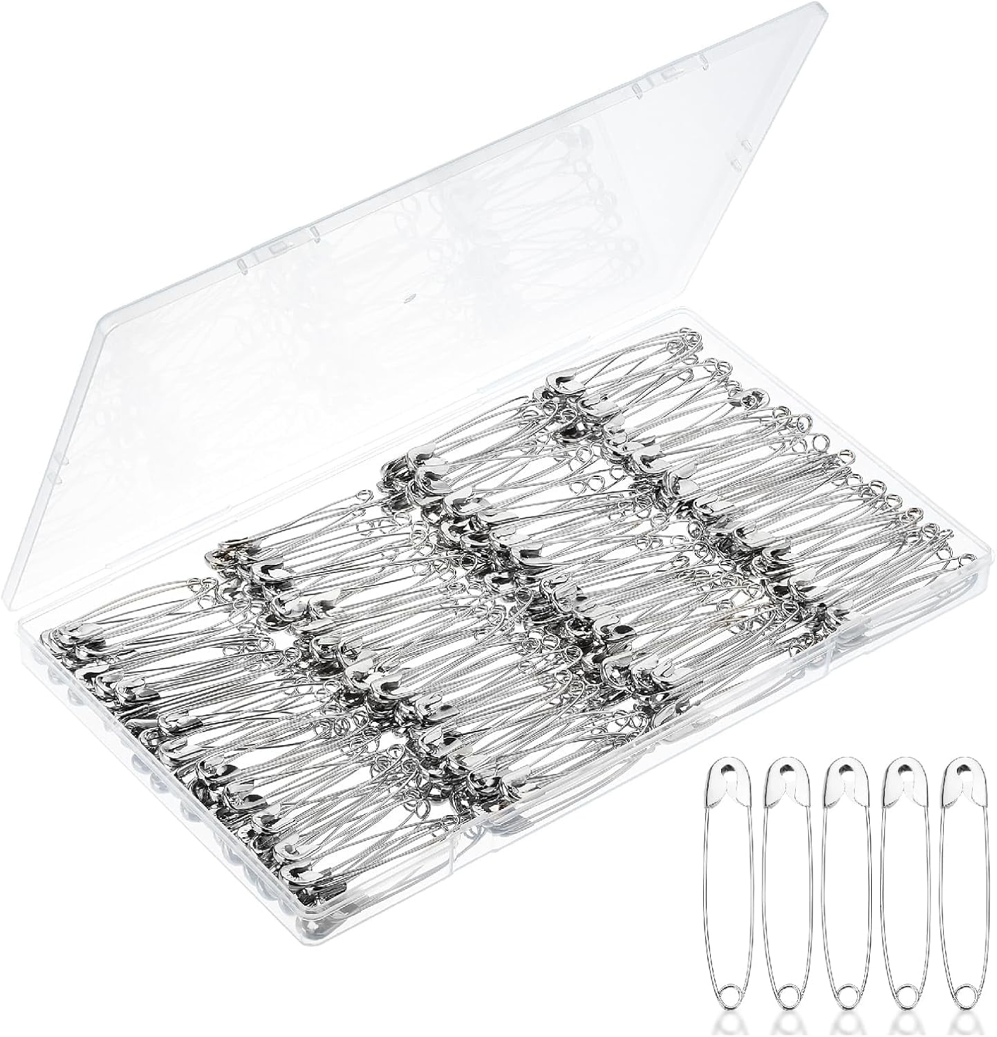 Mr. Pen- Safety Pins, 2.2 Inch, 300 Pack, Safety Pins, Oversize Safety ...