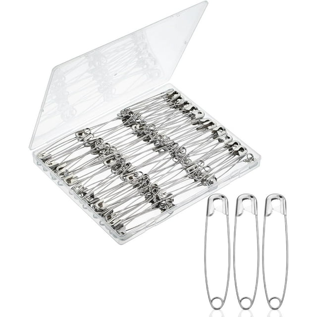 Mr. Pen- Safety Pins, 3 Inch, 100 Pack, Safety Pin, Safety Pins Bulk ...