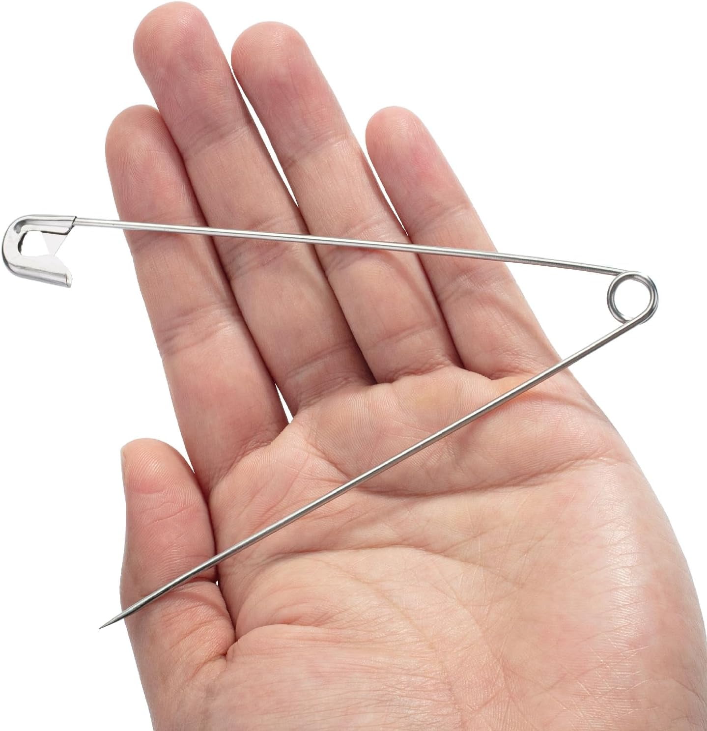 Mr. Pen- Safety Pins, 5 Inch, 5 Pack, Silver, Safety Pin, Safety Pins ...