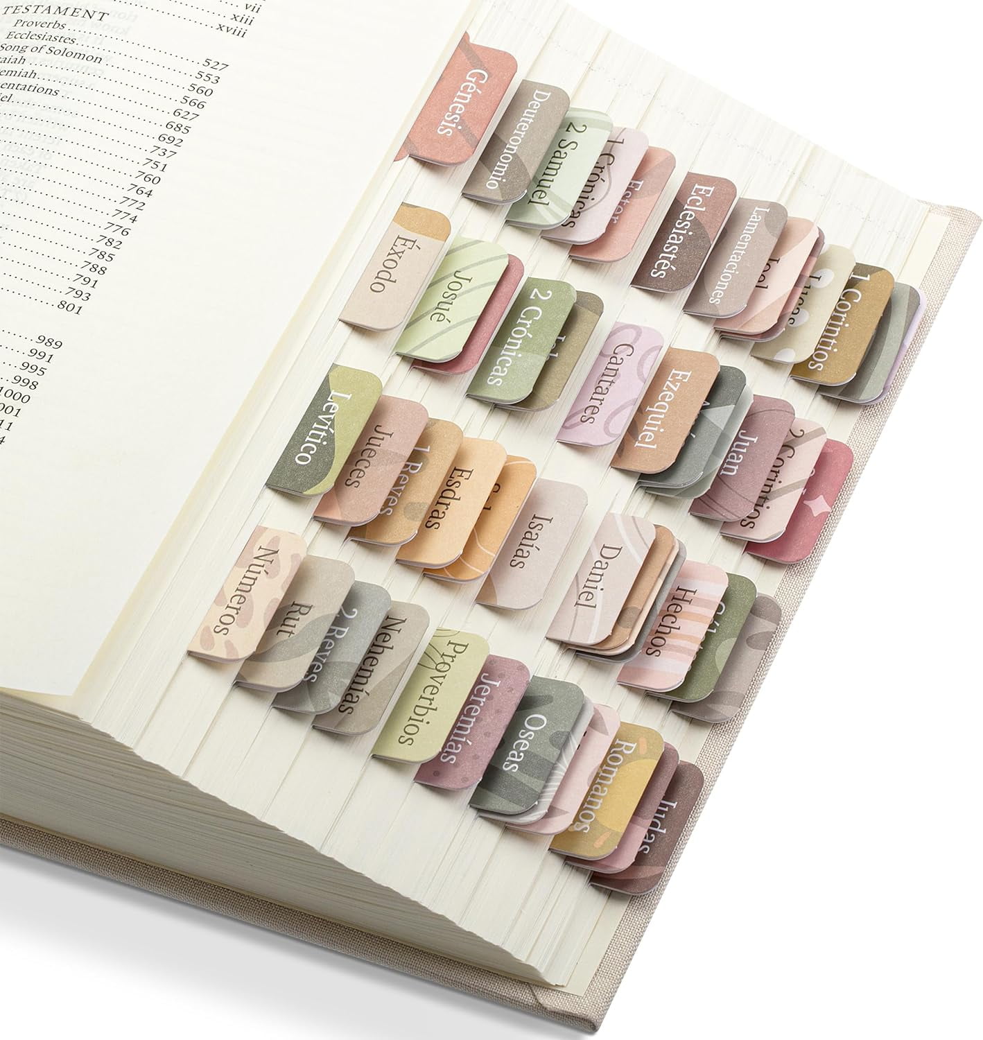 Mr. Pen Self-Adhesive Boho Theme Laminated Index Tabs, Multicolor, 75 ...