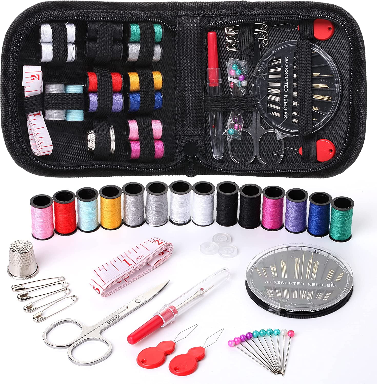 Mr. Pen- Portable Travel Sewing Kit with Scissors, Thread, Needle and ...