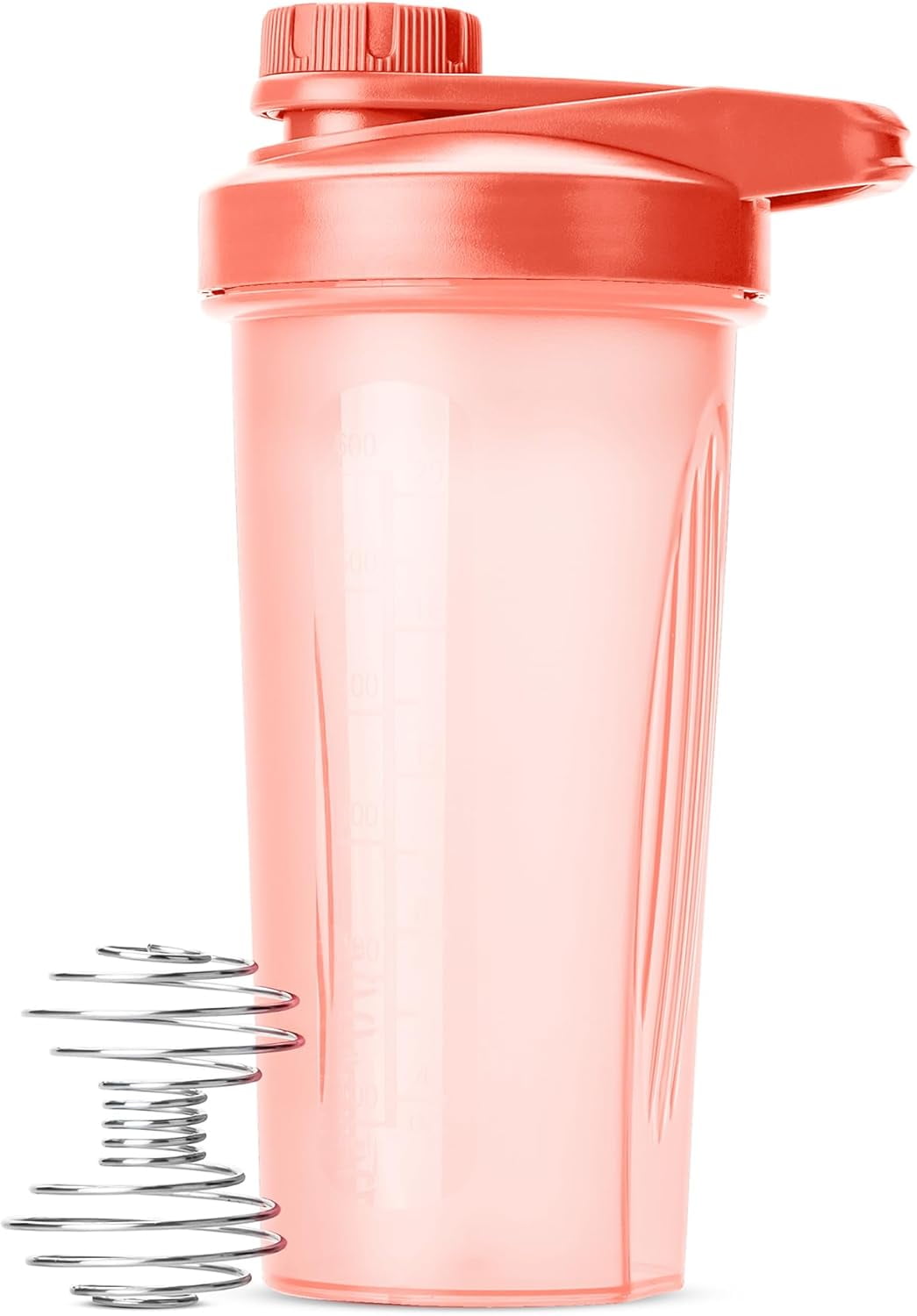 Mr. Pen- Shaker Bottles for Protein Mixes with Twist Cap, 28 oz, Coral ...
