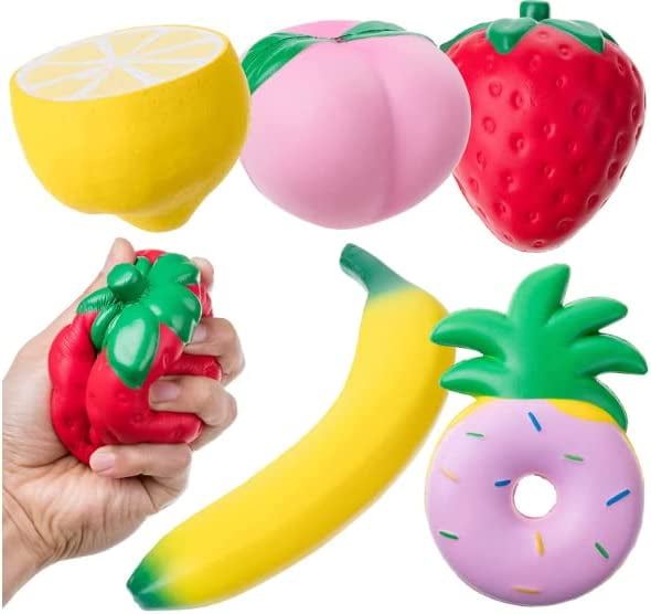 Mr. Pen- Jumbo Slow Rising Squishies Toys, 5 Pack, PU Foam Stress ...