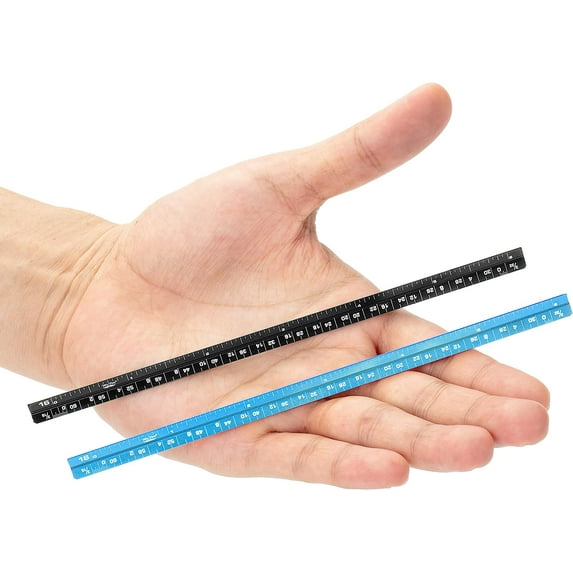 Mr. Pen Architectural Scale Ruler, Aluminium, Pocket Size, 6 Inch, 2 ...