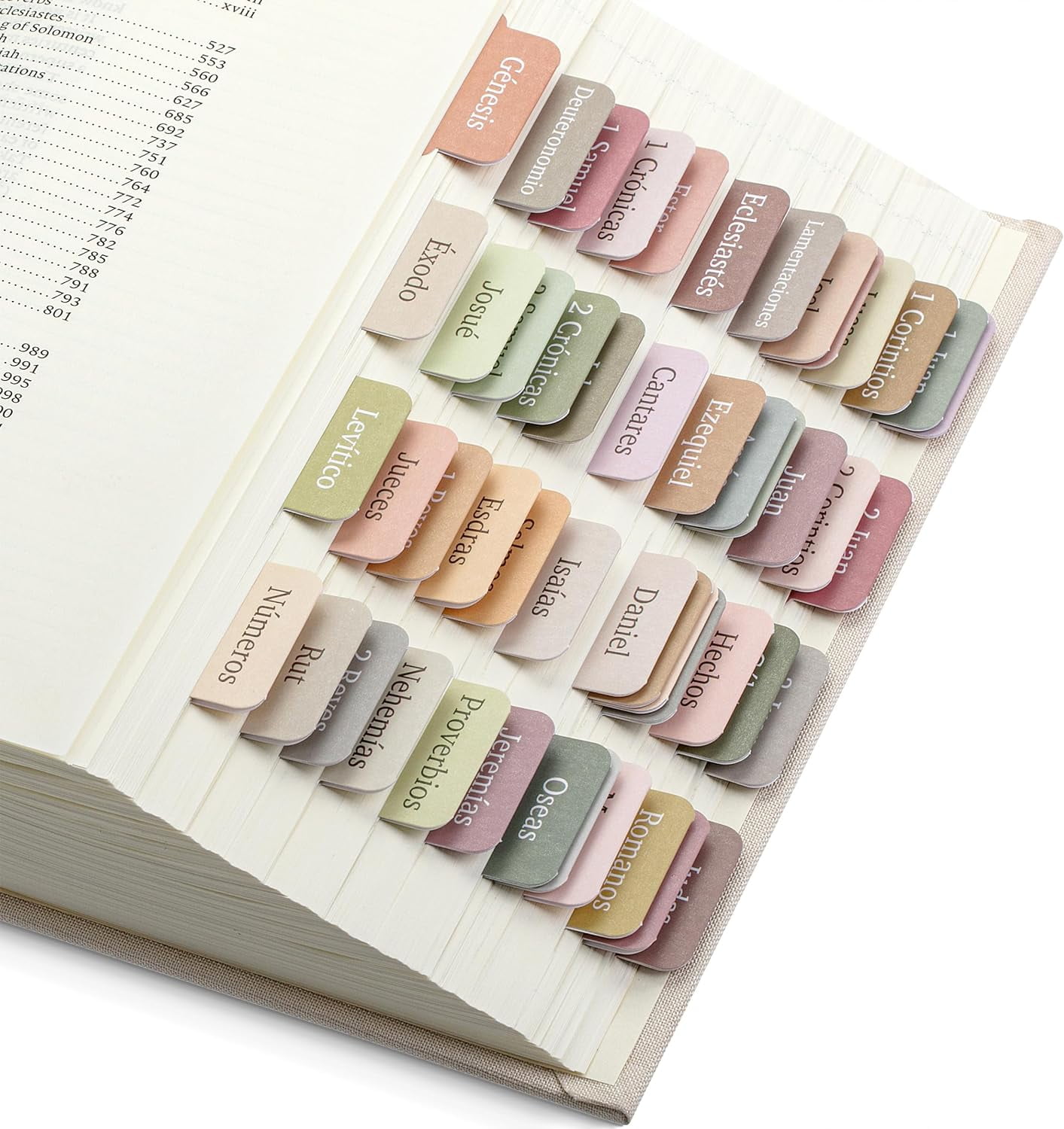 Mr. Pen Self-Adhesive Boho Theme Laminated Index Tabs, Multicolor, 75 ...