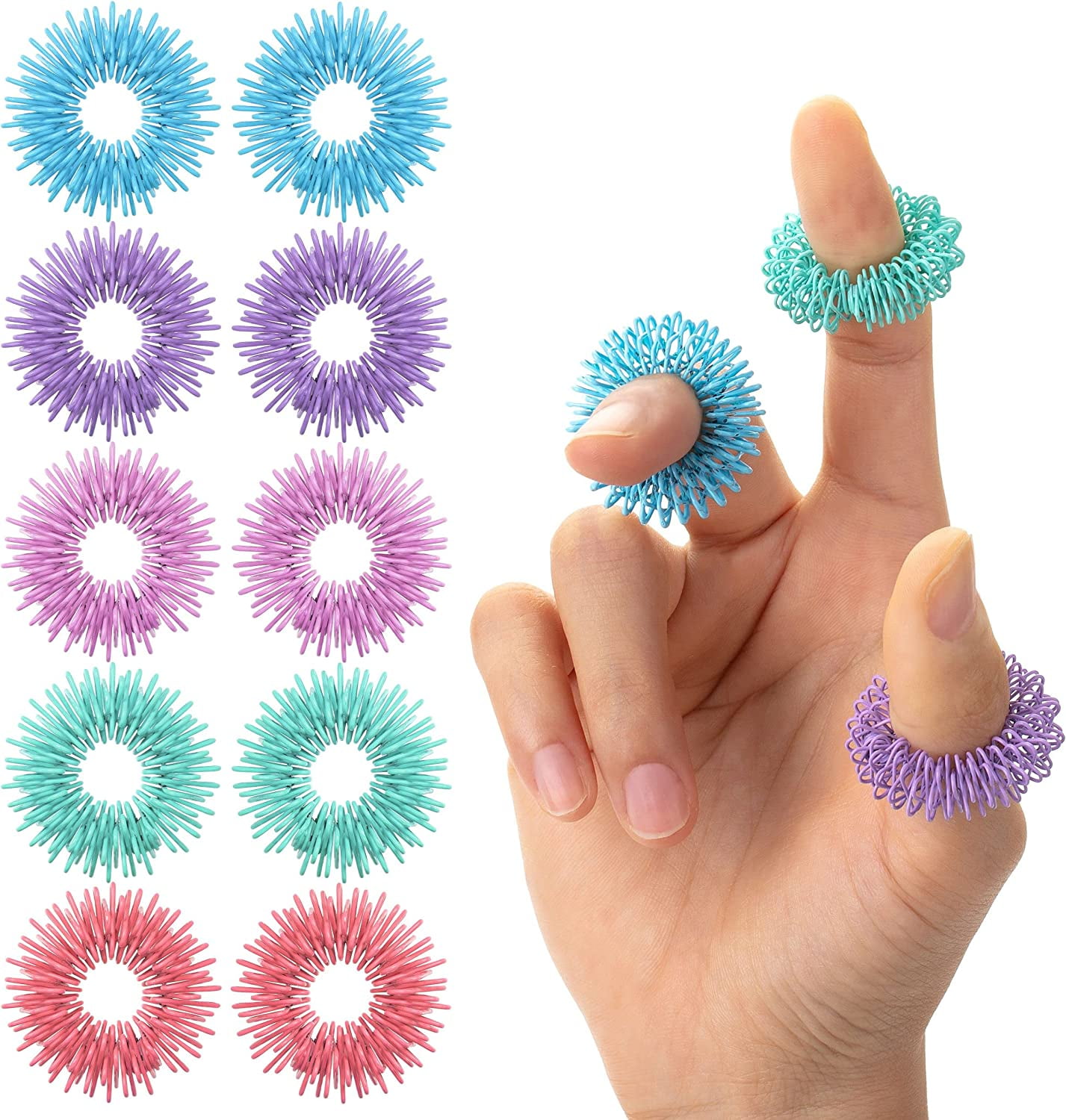Spiky sensory finger rings store