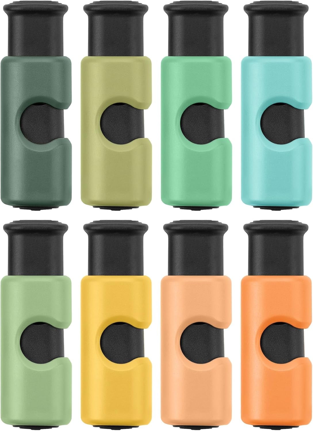 Mr. Pen- Squeeze and Lock Bread Bag Clips, 8 Pack, Cool Autumn Colors ...