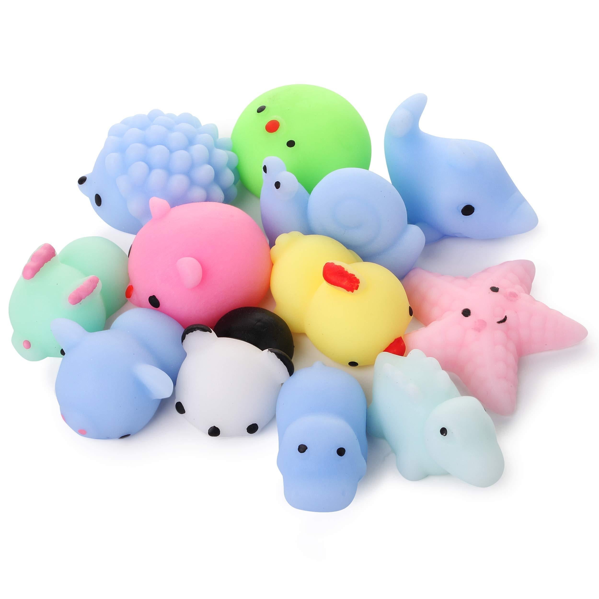 Mr. Pen- Cute Sensory Toddler's Squeezy Squishy Toys, 12 Pack, Animal ...