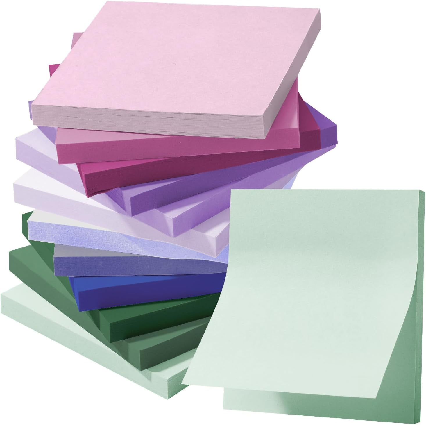 Mr. Pen- Bulk Sticky Note Pads, 12 Pads, 3”x3”, Assorted Colors, Paper ...