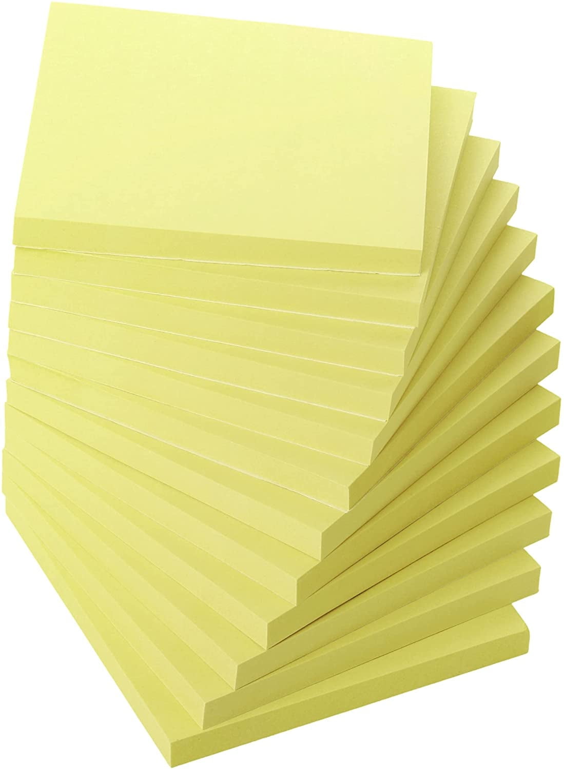 Mr. Pen Sticky Notes, 12 Pads, 3x3 Inches, Pastel Yellow, Self-Stick ...