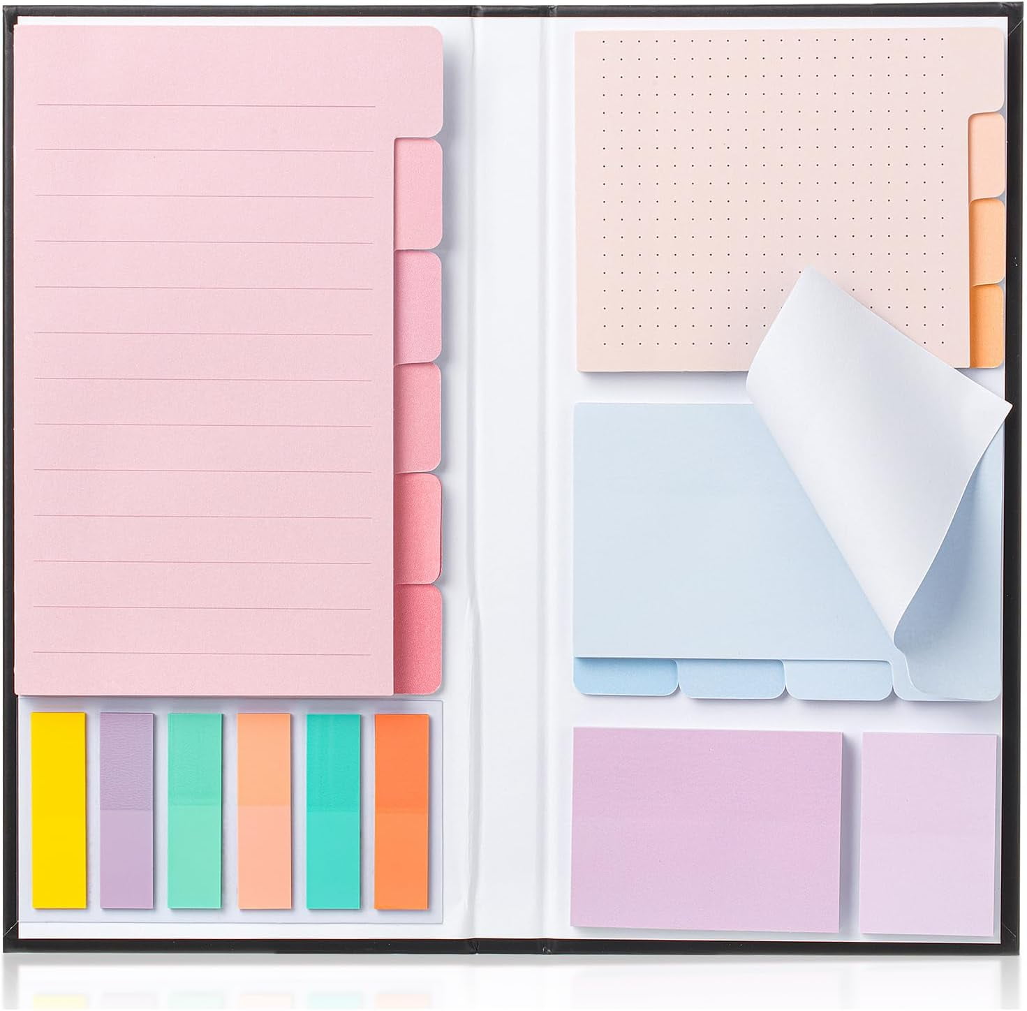 Mr. Pen- Sticky Notes Set, 410 Pack, Pastel Macaron Divider Sticky ...