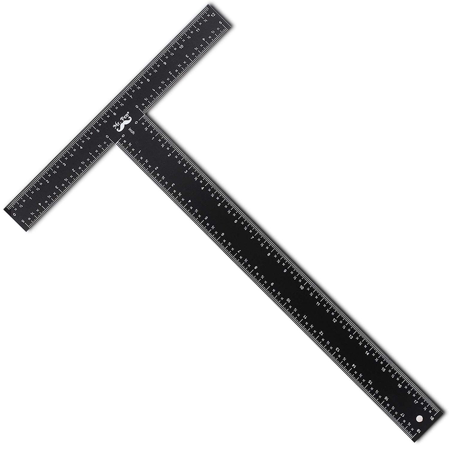 Mr. Pen - T Square, T Ruler, 18 inch Metal Ruler, T Square Ruler ...