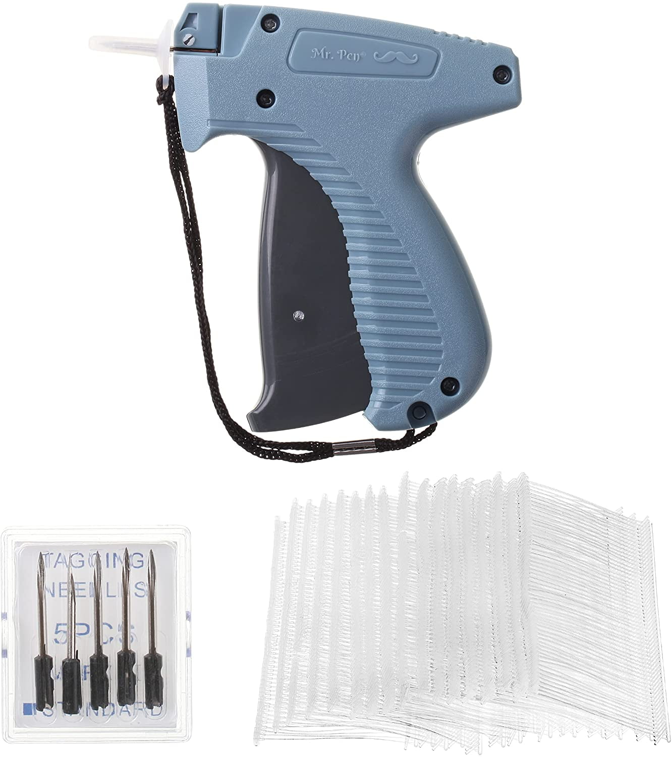 Mr. Pen Tagging Gun, 5 Stainless Steel Needles, 1008 Barbs Fasteners ...