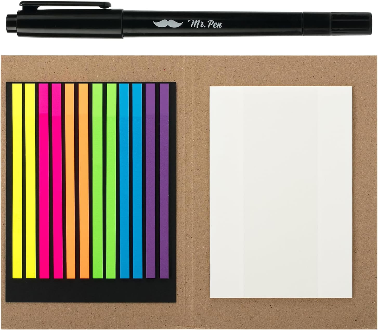 Mr. Pen- Transparent Highlighter Tape and Sticky Note Set, 331 Pcs ...