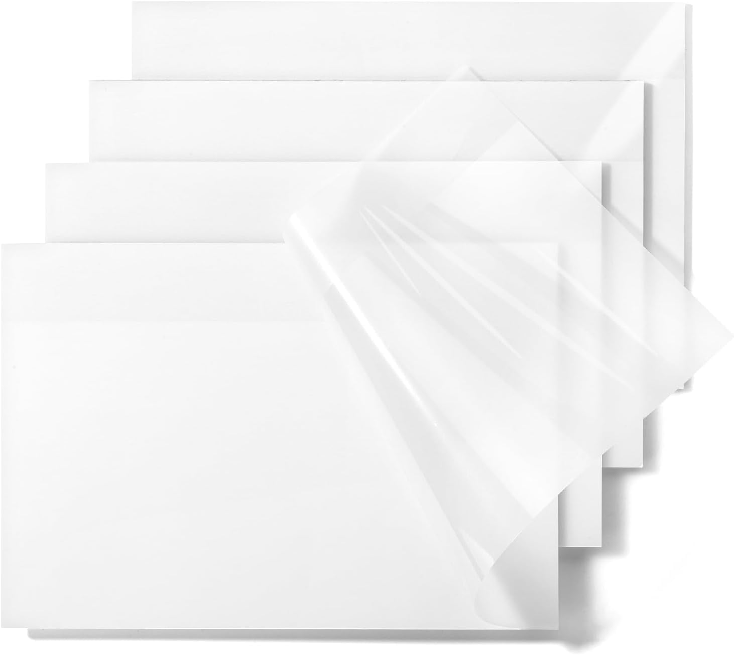 Mr. Pen- Transparent Sticky Notes, 5"x7", 200 Sheets, White, See ...