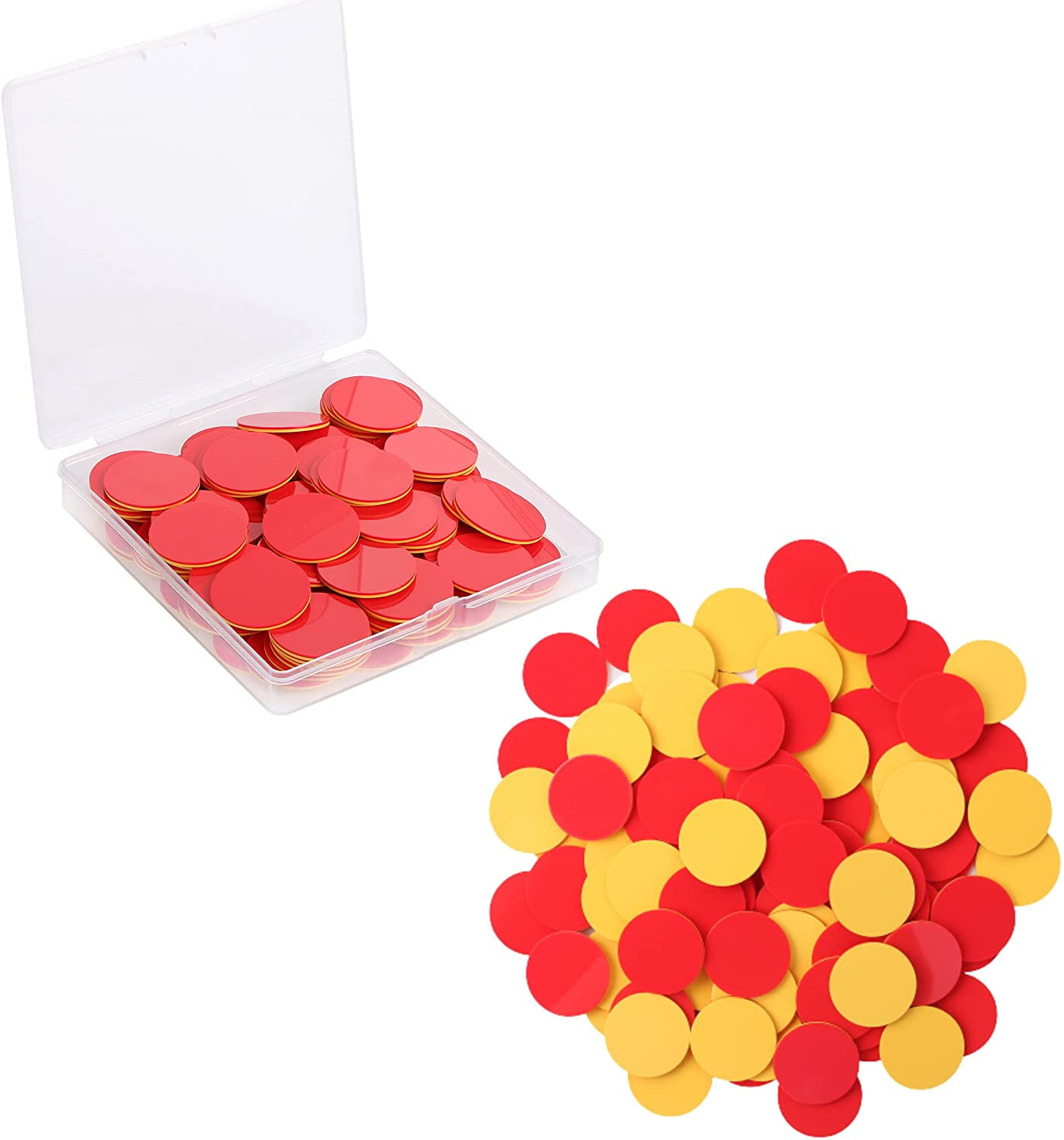 Mr. Pen- Two Color Counters, 100 Pcs, Counters for Kids Math - Walmart.com