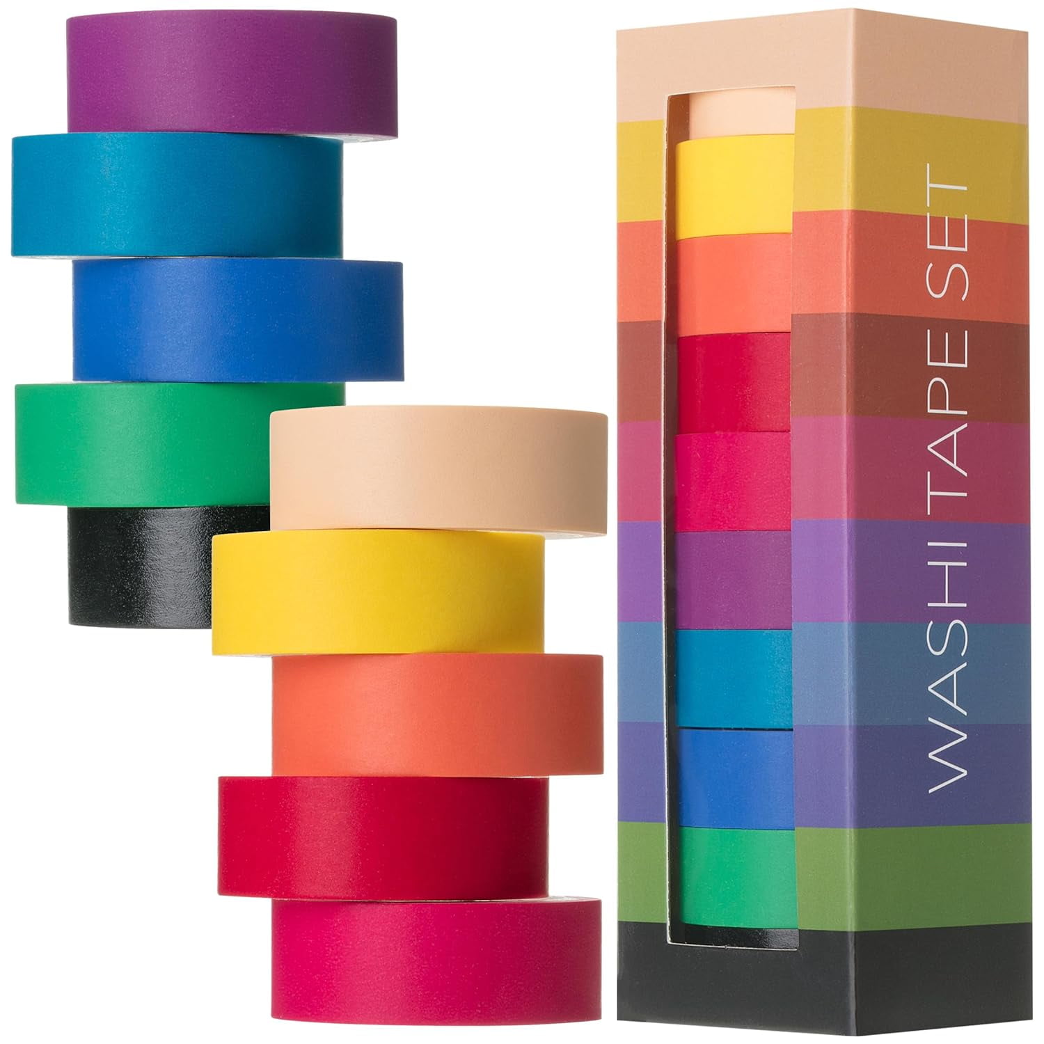 Mr. Pen- Washi Tape Set, 10 Pack, Decorative Tape, Washi Tapes, Colored ...