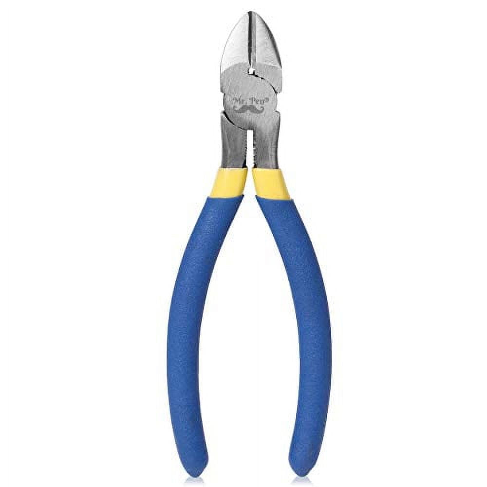 Mr. Pen, Wire Cutter, 6 Inch, Diagonal Flush Cutter with Angled Head ...