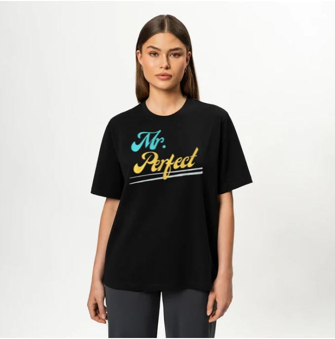 Mr Perfect Bold Statement Classic Typography Tee up to 5XL - Walmart.com