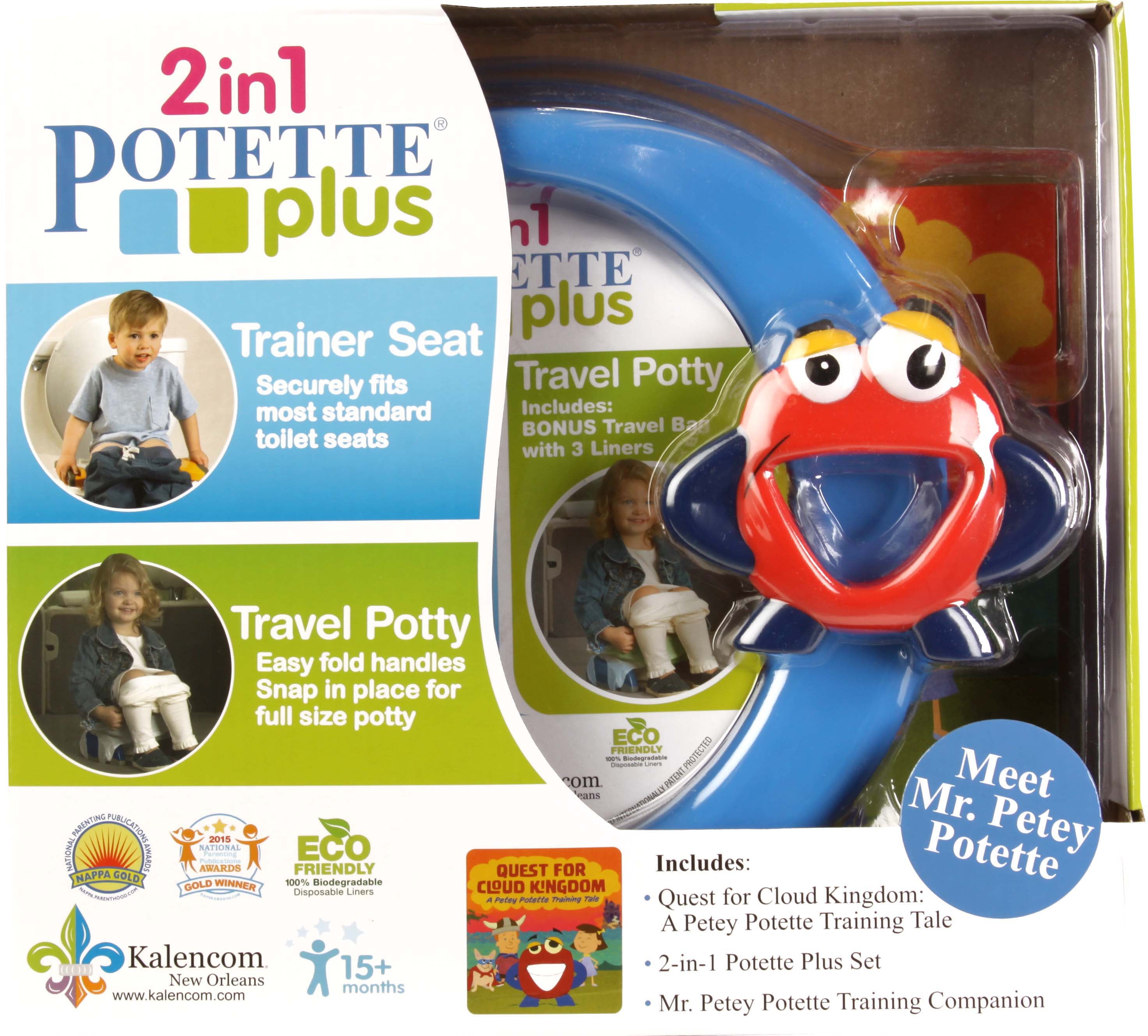 Mr. Petey Potette Potty Training Kit - Blue - Walmart.com