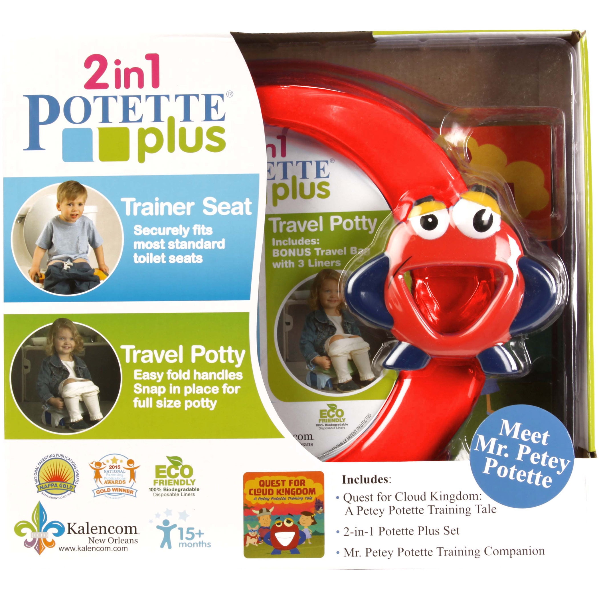 Mr. Petey Potette Potty Training Kit - Red - Walmart.com