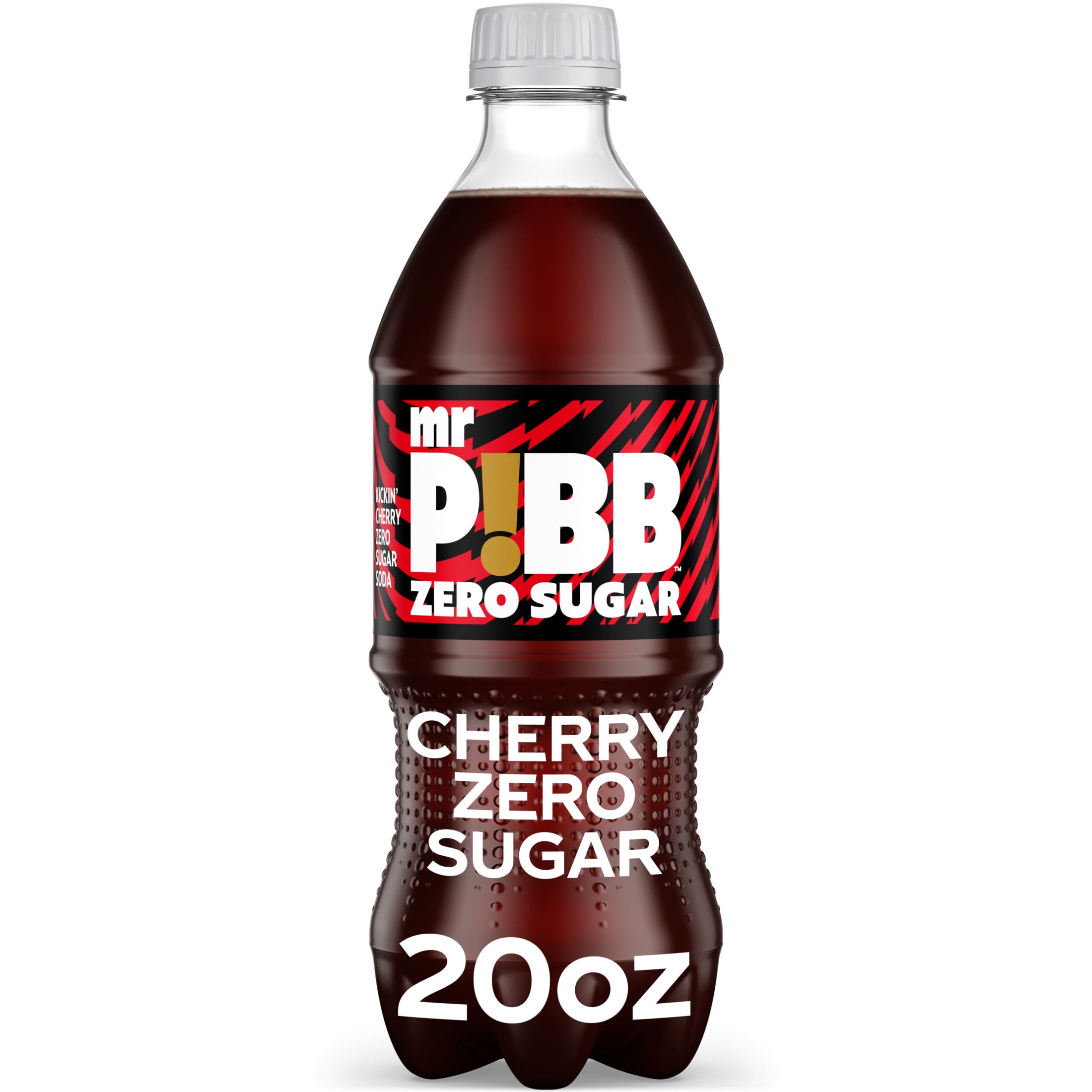 Mr. Pibb Zero Sugar Cherry Soda Pop Bottle, 20 fl oz - Walmart.com
