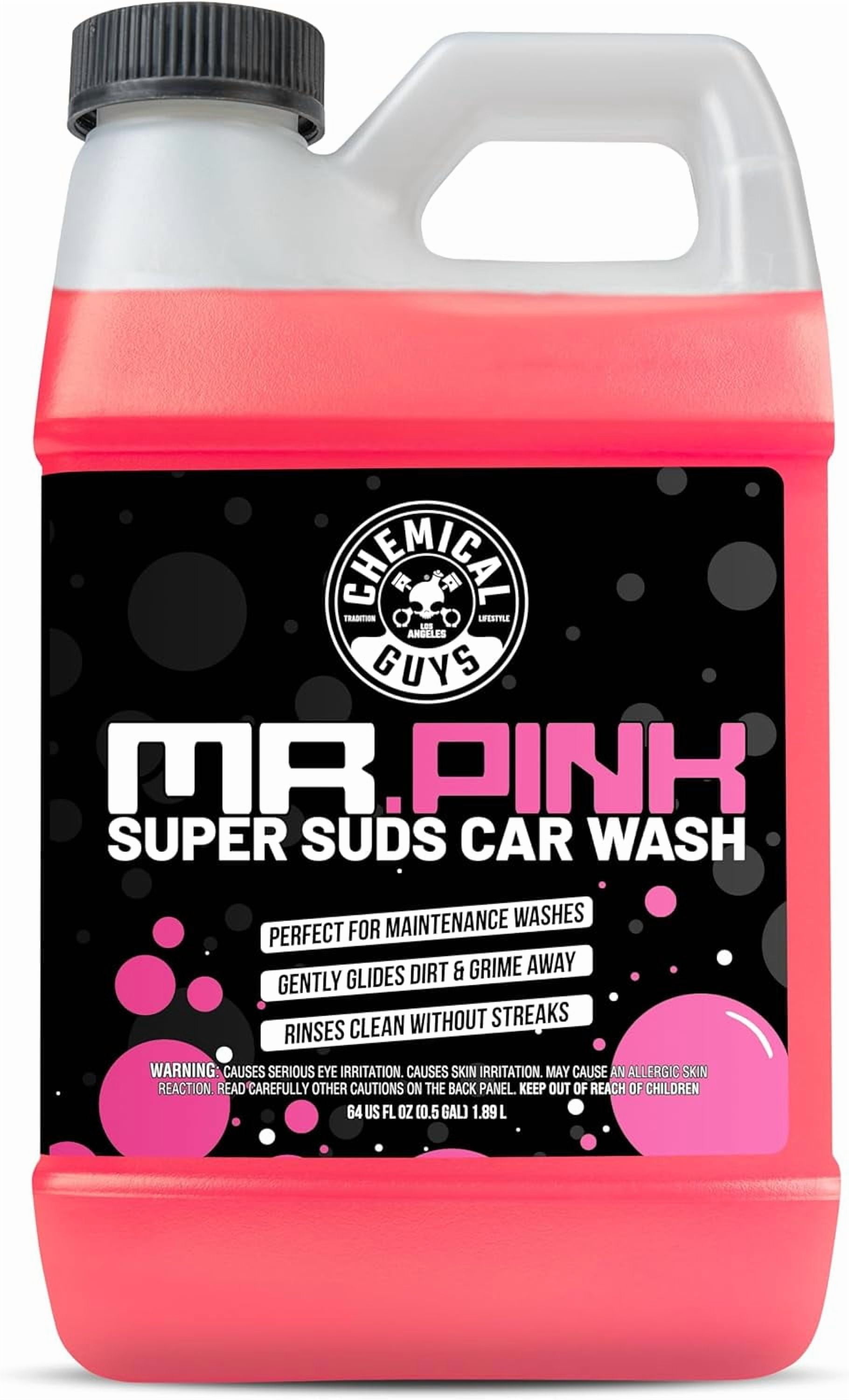 Mr. Pink Car ash Soap - 64 oz Super Suds Foaming for Cannon, Blaster ...
