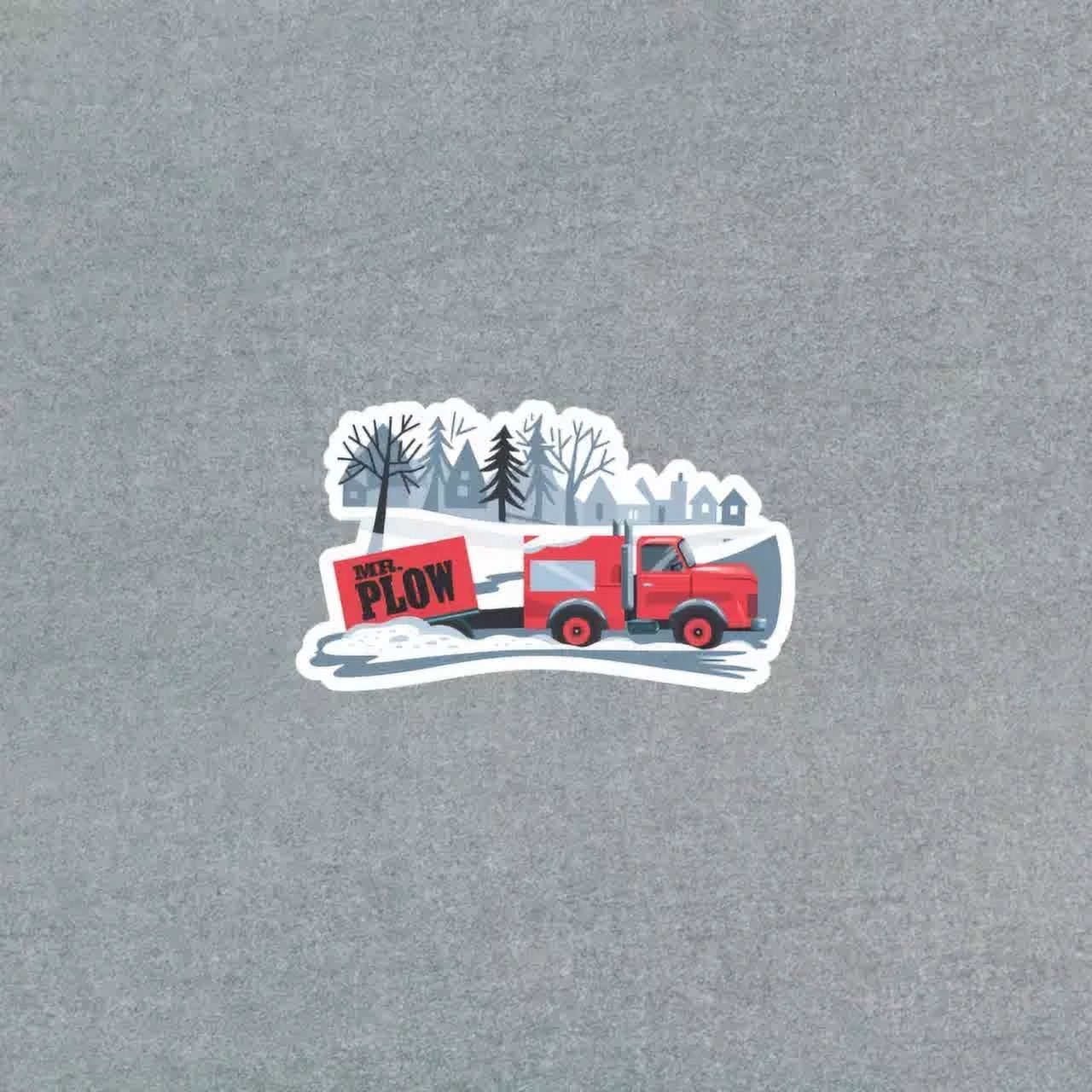 Mr. Plow Simpsons Inspired Snow Plow Truck Vinyl Decal Stickerphone ...