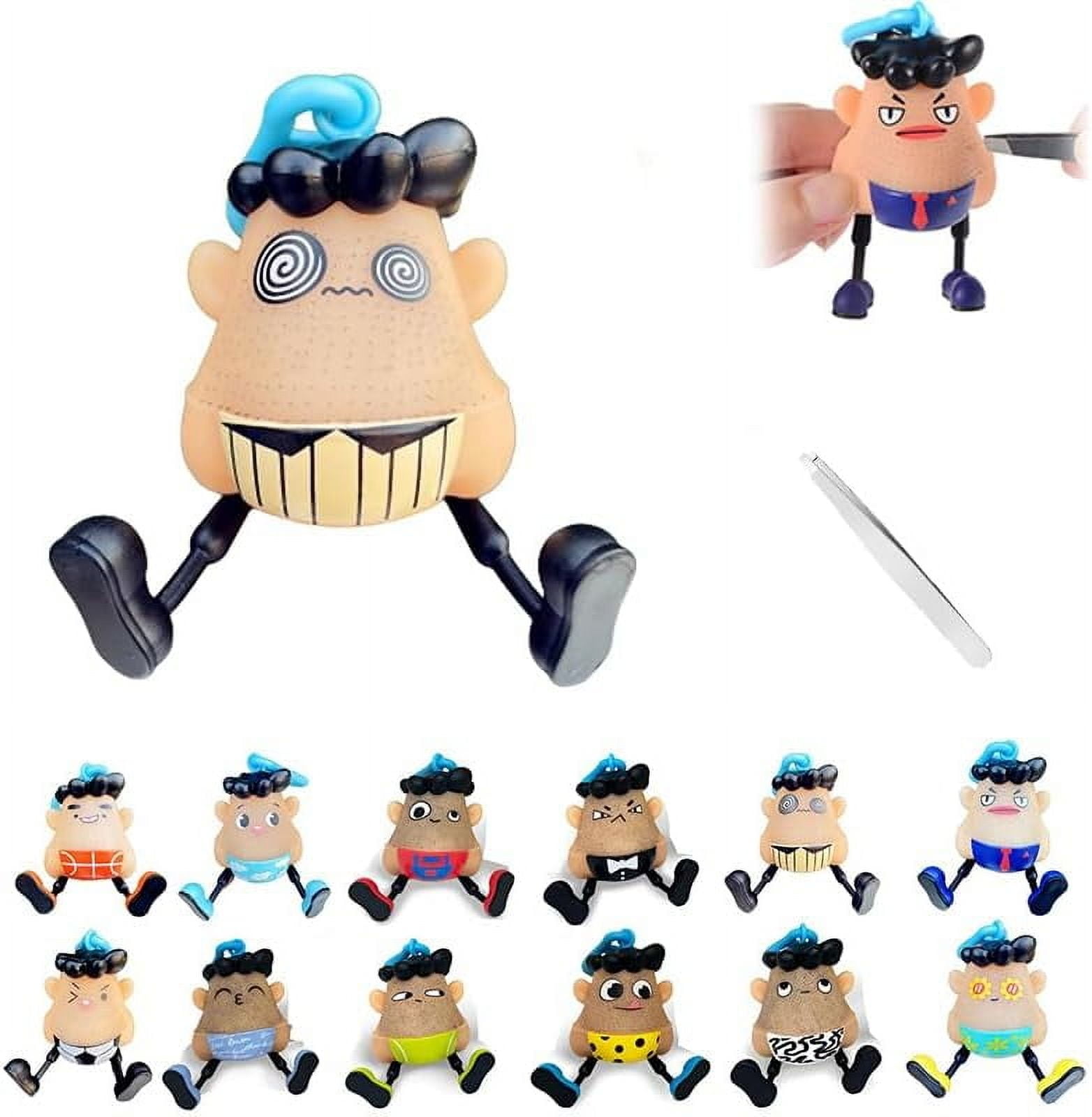 Mr Plucky Toy, 2024 New Hair Plucking Fidget Toy with Tweezers, Hair ...