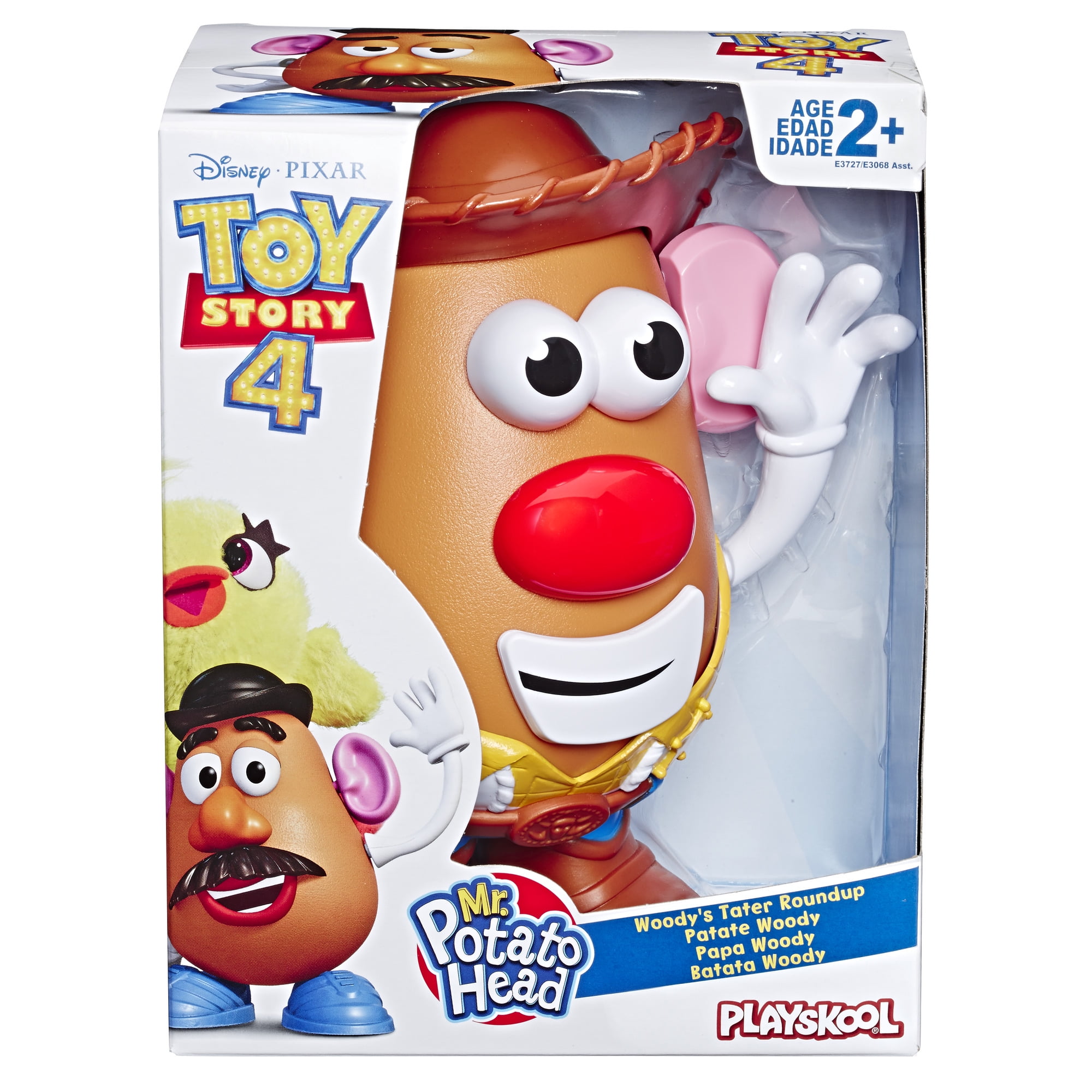 Mr. Potato Head Disney/Pixar Toy Story 4 Woody's Tater Roundup Figure ...