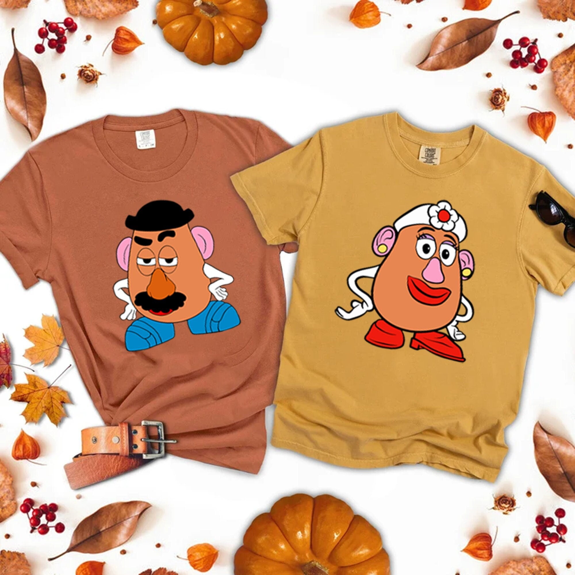 Mr Potato and Ms Potato Heads Inspired Couples Matching Shirt, Mr ...