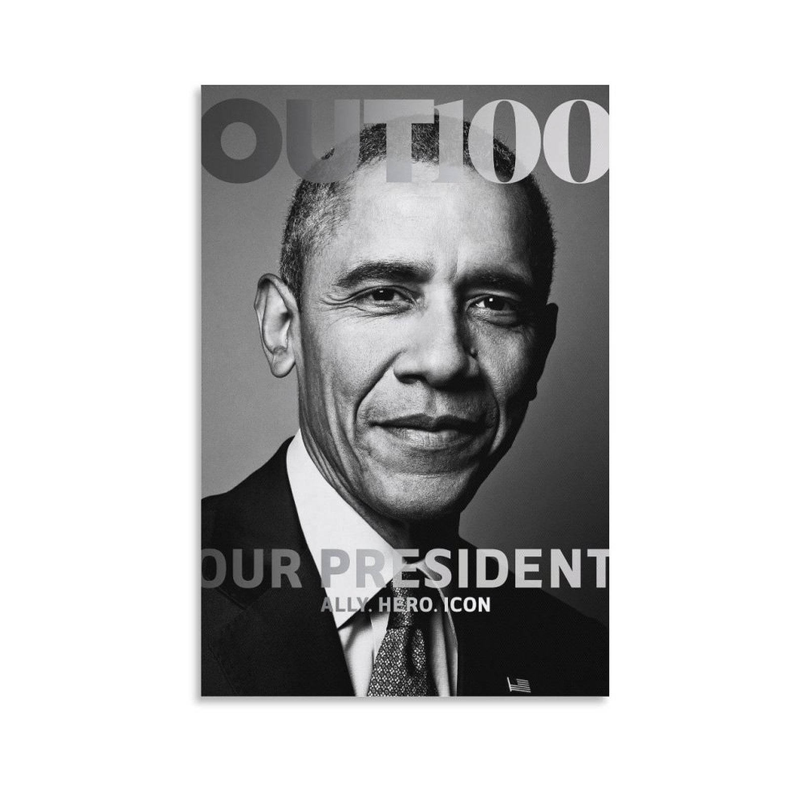 Mr. President Barack Obama Poster Artworks Canvas Poster Room Aesthetic ...