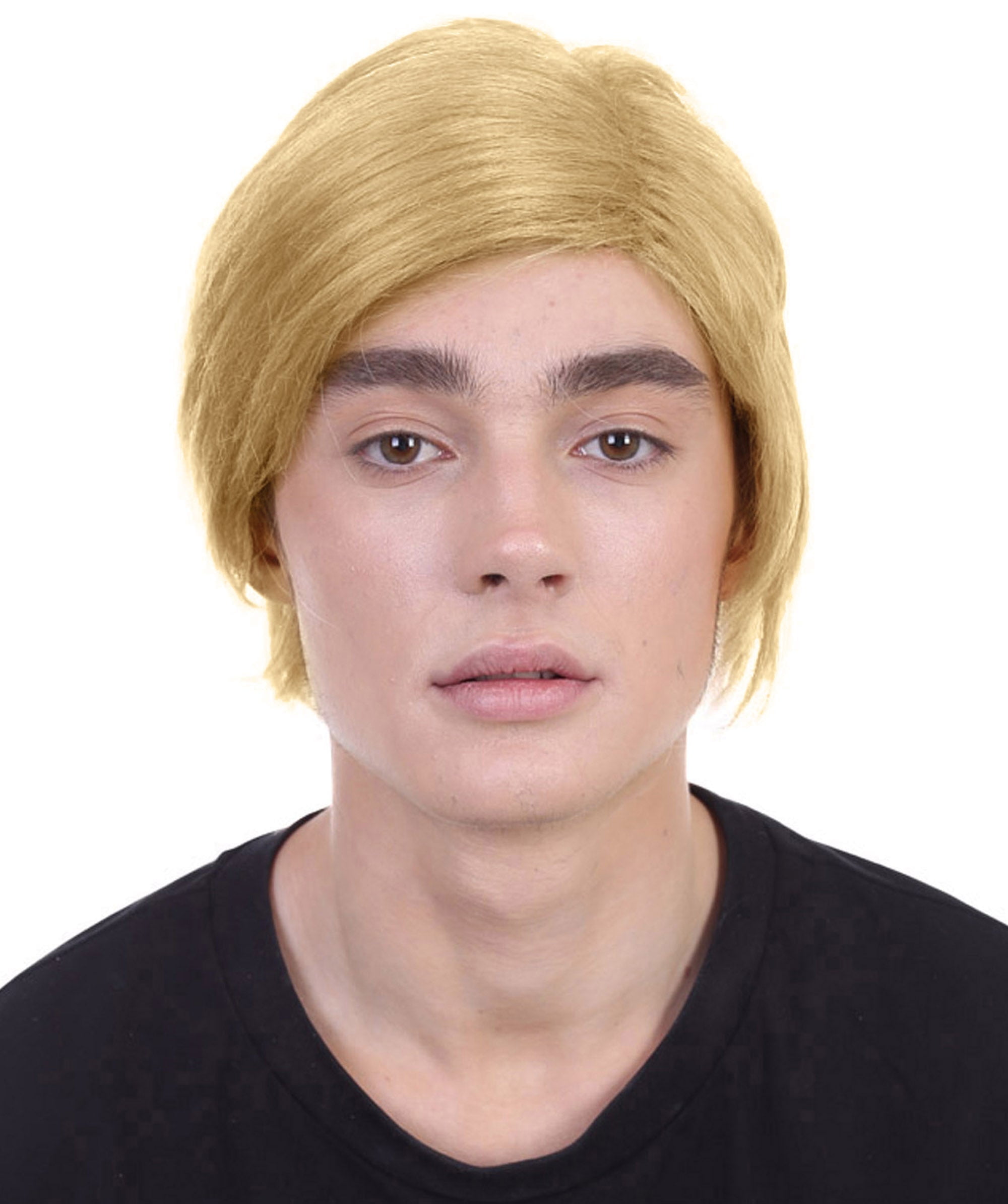 Mr, President Wig | Gold Short Wig | Premium Breathable Capless Cap ...