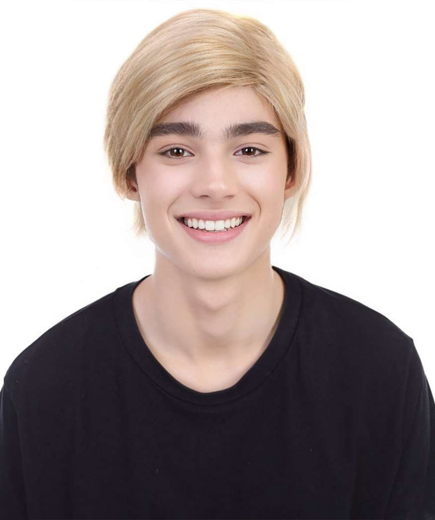 Mr, President Wig | Gold Short Wig | Premium Breathable Capless Cap ...