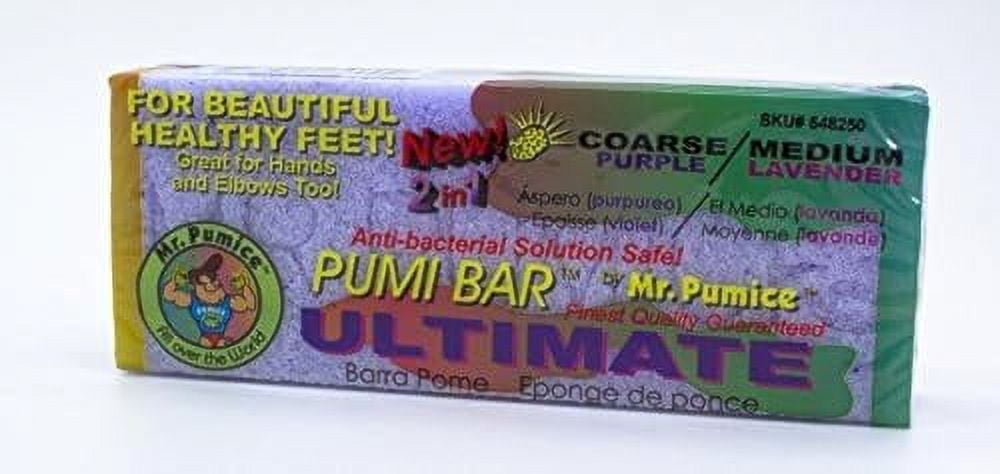 Mr. Pumice Ultimate Pumi Bar (4 Pack): 2-in-1 Callus Remover, Pedicure ...