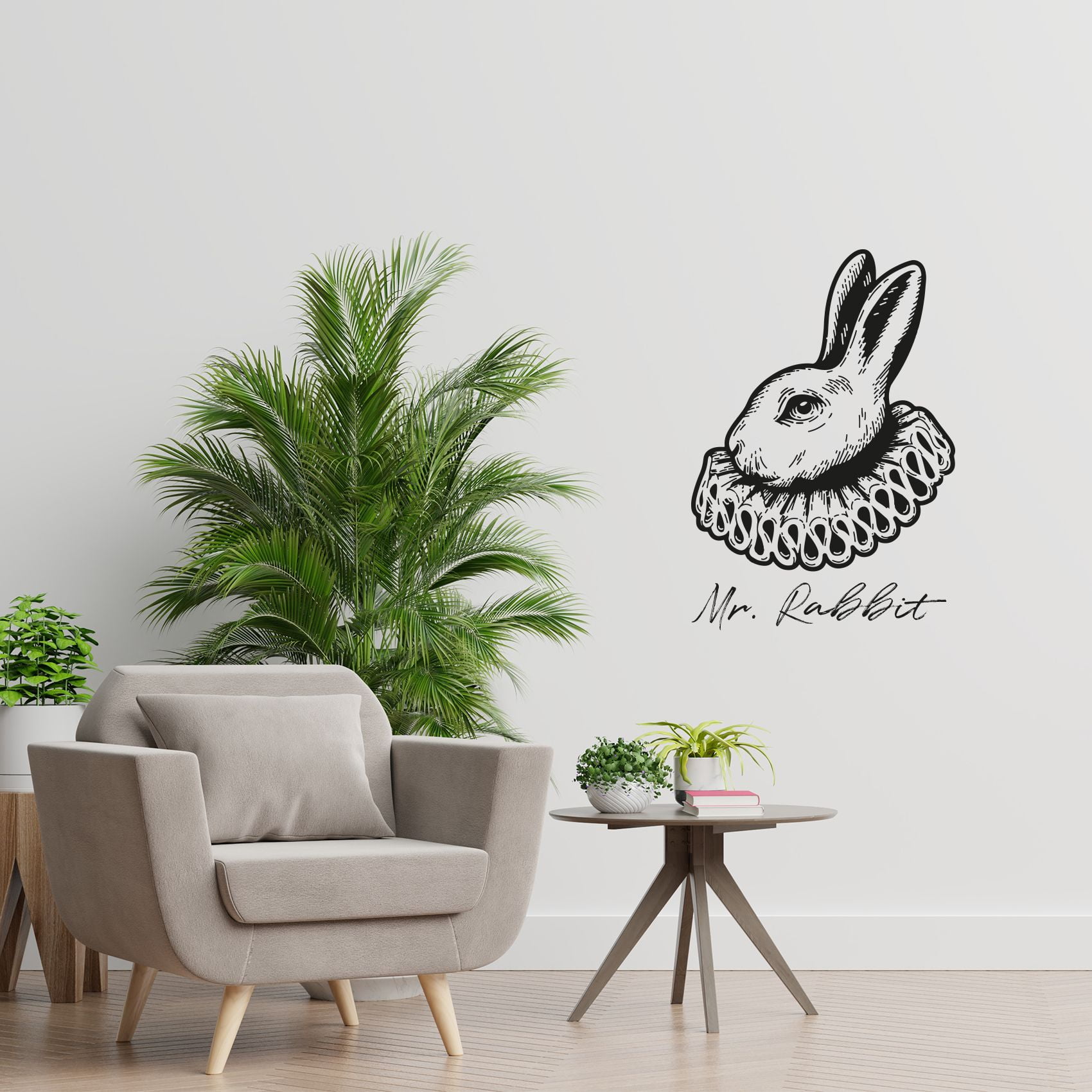 Mr. Rabbit Bunny Rabbits Animal Animals Wild Life Wall Sticker Art ...