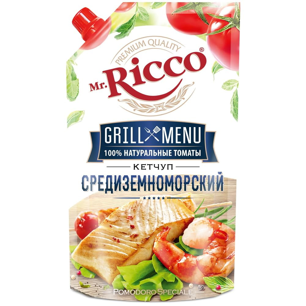 Mr.Ricco Mediterranean Ketchup Grill Menu Pomodoro Speciale 300ml/10.58 ...