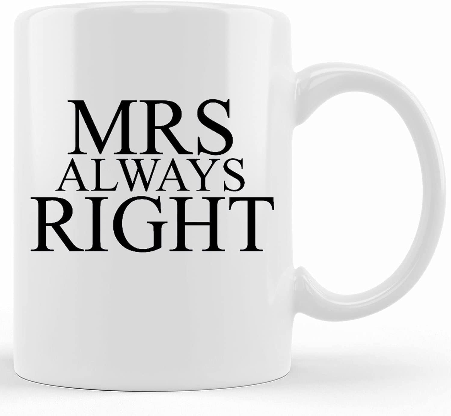Mr Right Mrs Always Right Couple Mug Set Couple Mugs Valentines Wedding ...