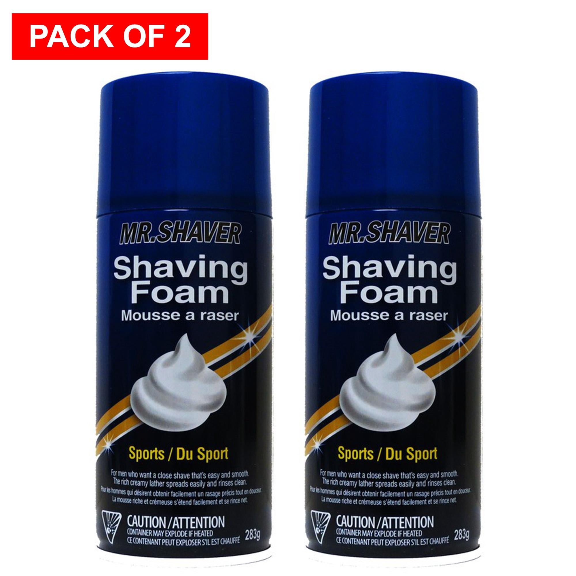 Mr. Shaver Shaving Foam 280ml Sports (Pack of 2) - Walmart.com