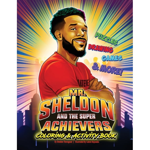 Mr. Sheldon and The Super Achievers Coloring & Activity Book (Paperback ...