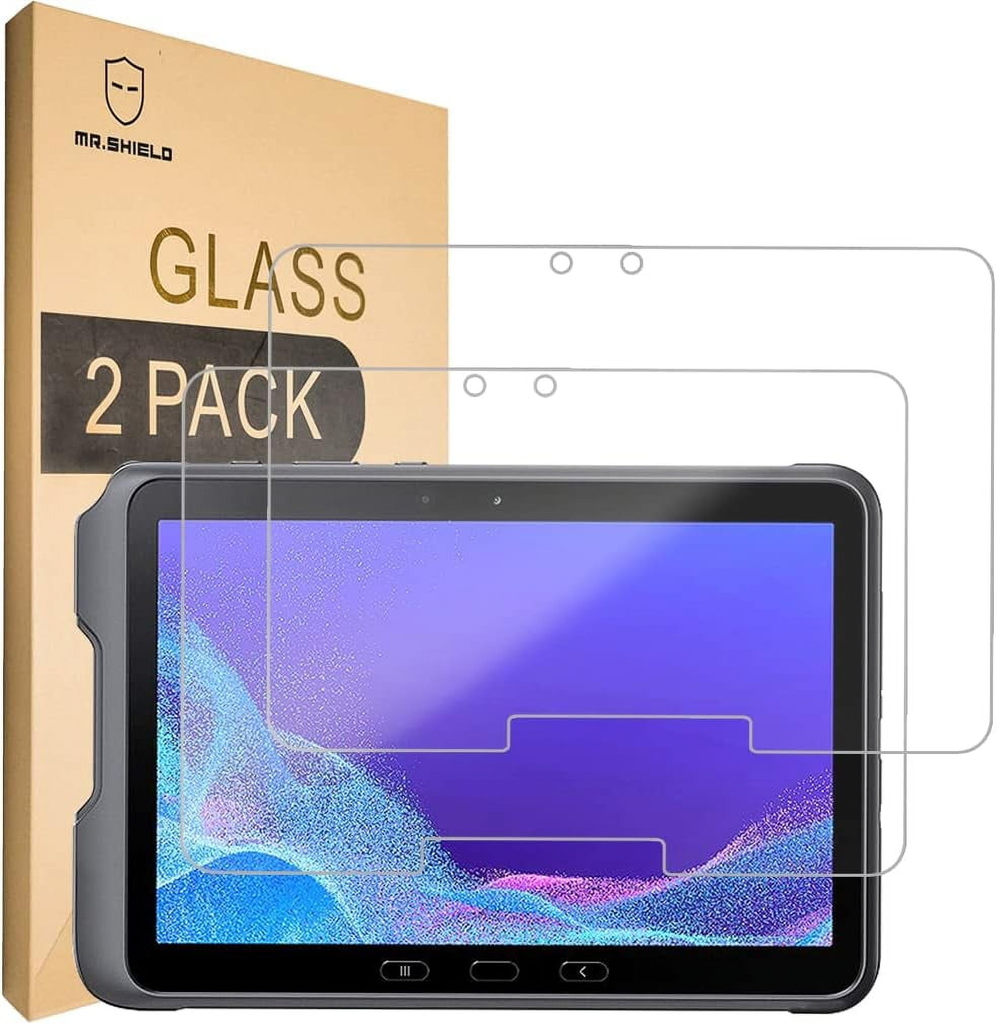 Mr.Shield [2-PACK] Screen Protector For Samsung Galaxy Tab Active4 Pro [Tempered Glass] Screen ...