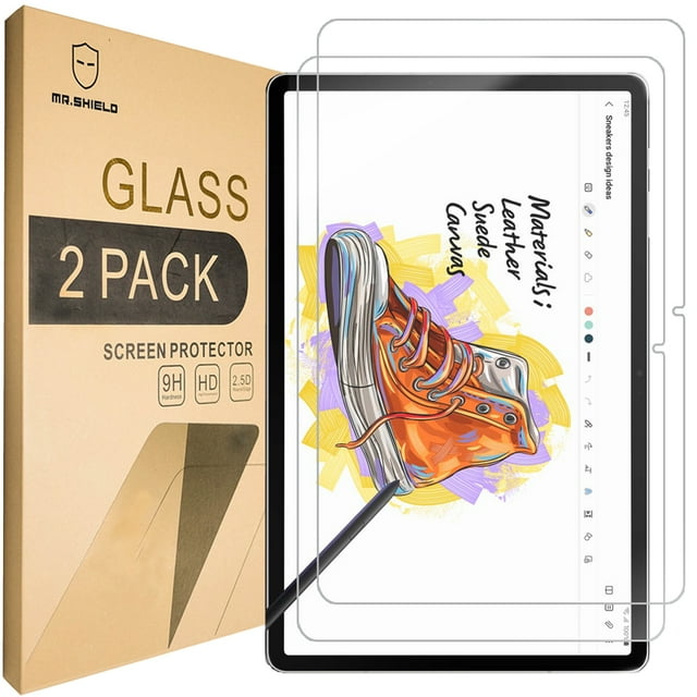 Mr.Shield [2-PACK] Screen Protector For Samsung Galaxy Tab S9 Tablet ...
