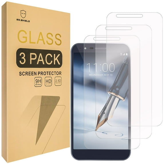 Mr.Shield [3-PACK] Designed For LG Stylo 3 Plus [Tempered Glass] Screen ...