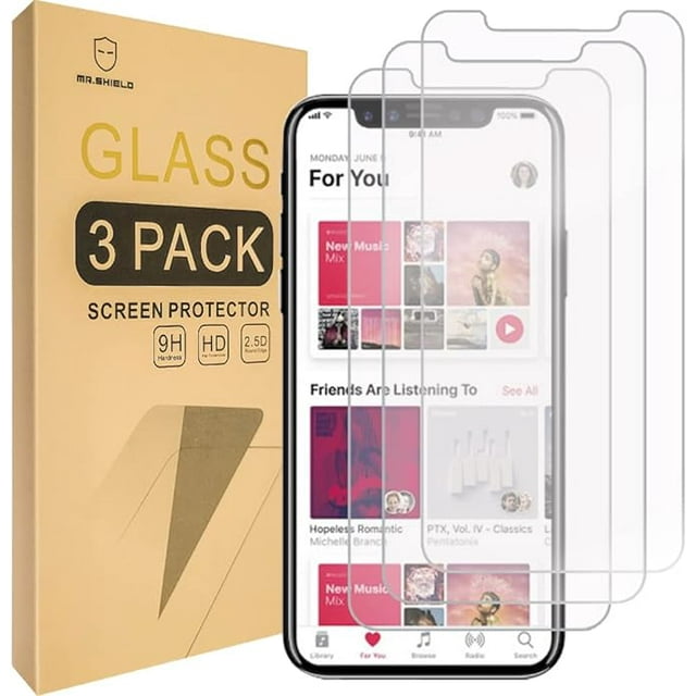 Mr.Shield [3-PACK] Designed For iPhone XR/iPhone 11 [Tempered Glass ...