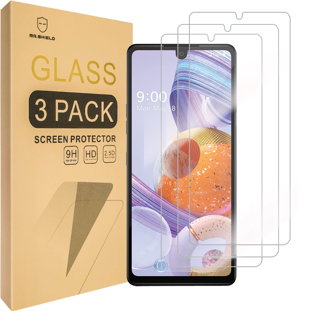 Mr.Shield [3-Pack] Designed For LG Stylo 6 [Tempered Glass] [Japan ...