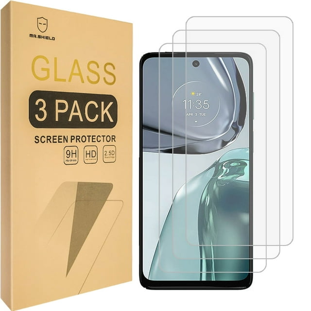 Mr.Shield [3-Pack] Designed For Motorola Moto G62 5G [Tempered Glass ...