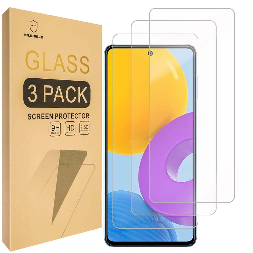 Mr.Shield [3-Pack] Designed For Samsung Galaxy M52 5G [Tempered Glass ...
