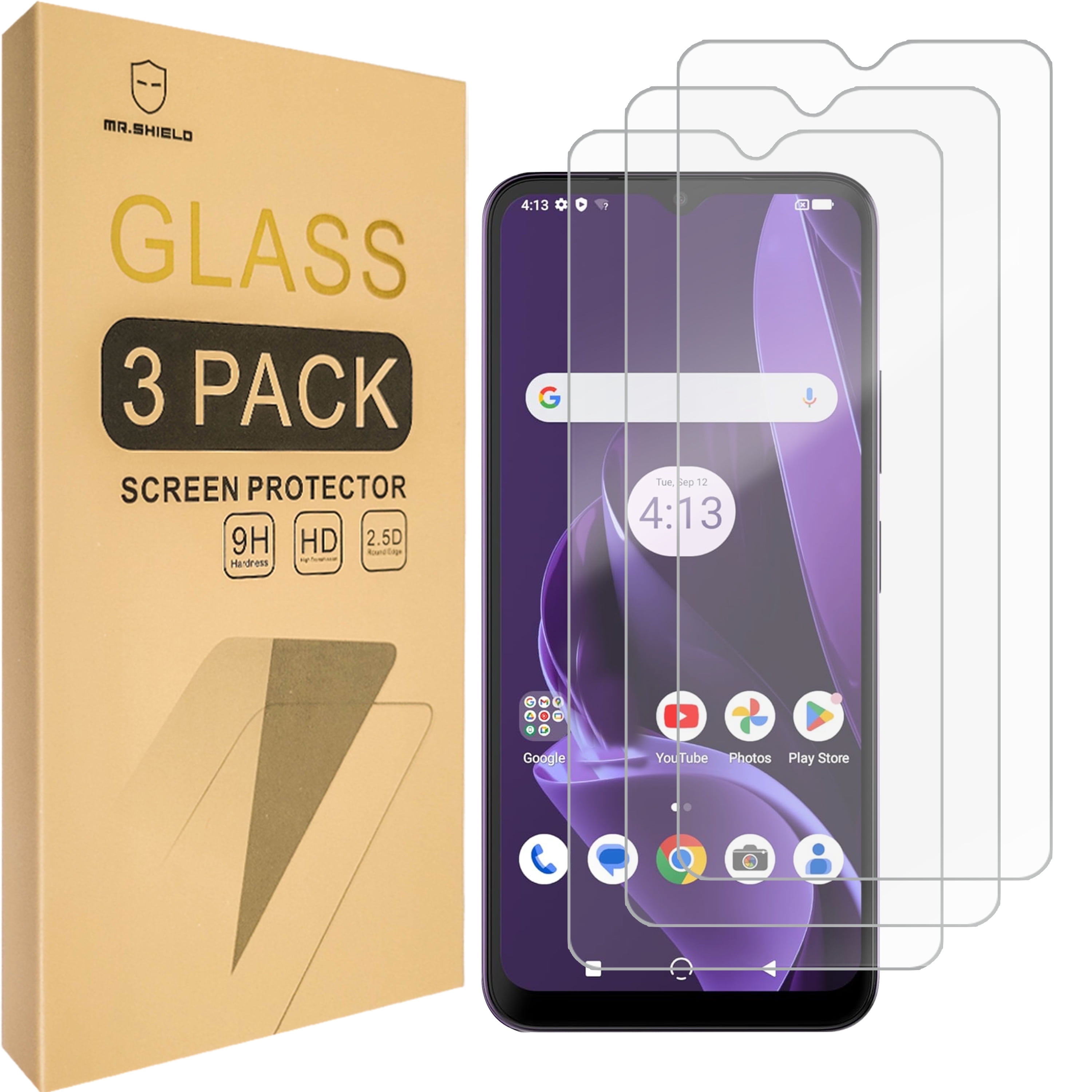 Mr.Shield [3-Pack] Screen Protecter For NUU A15 [Tempered Glass] [Japan ...