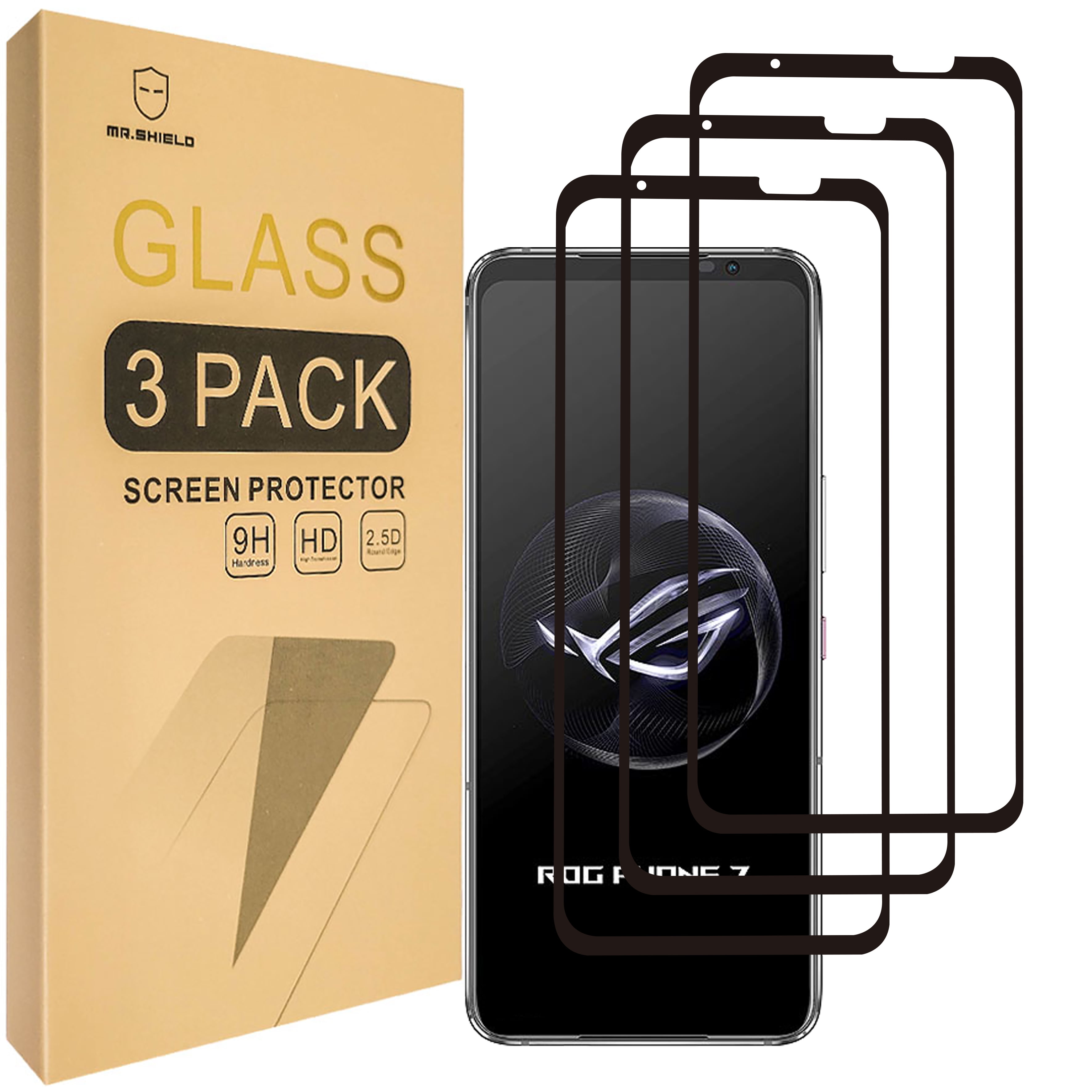 Mr.Shield [3-Pack] Screen Protector For Asus Rog Phone 7 / Rog Phone 7 ...